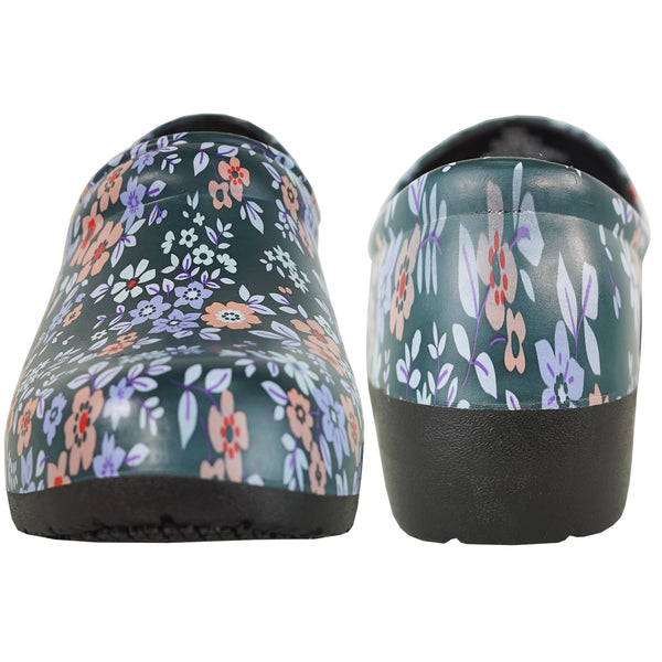VANGELO Women Slip Resistant Clog NIKO Flower-2 - staffshoes.ca – Staff ...